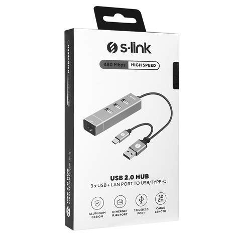 S link SW U Mbps Type C USB Usb Ethernet Adaptör S Link