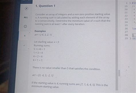 1 Question 1 Consider An Array Of Integers And A Non Zero Positive