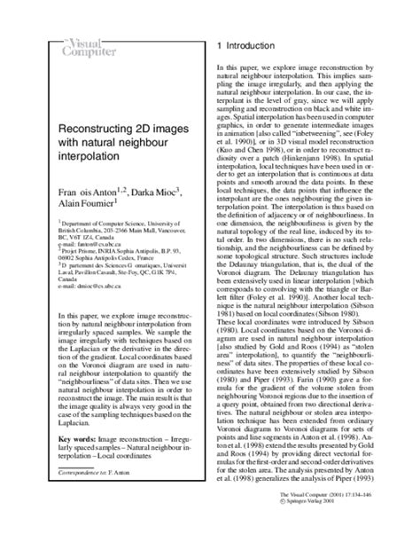pdf image reconstruction via natural neighbour interpolation