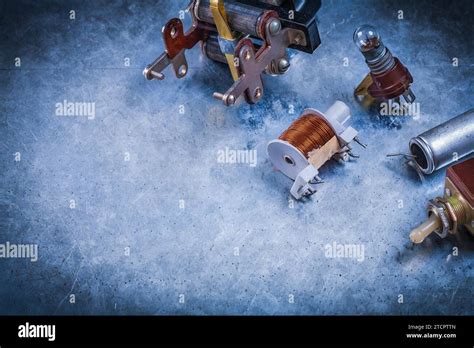 Electrical Capacitor Resistor Transformer Lamp Socket Toggle Switch On