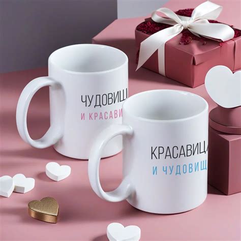 Кружки парные Красавица и чудовище купить в Москве в интернет