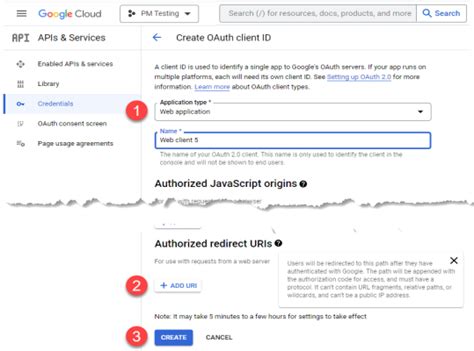External User Authentication Example Configuration For Google OpenID