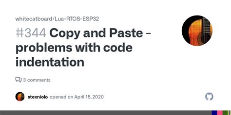 Copy And Paste Problems With Code Indentation · Issue 344