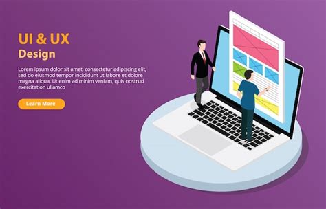 Premium Vector Ui And Ux User Interface And User Experience Website Design