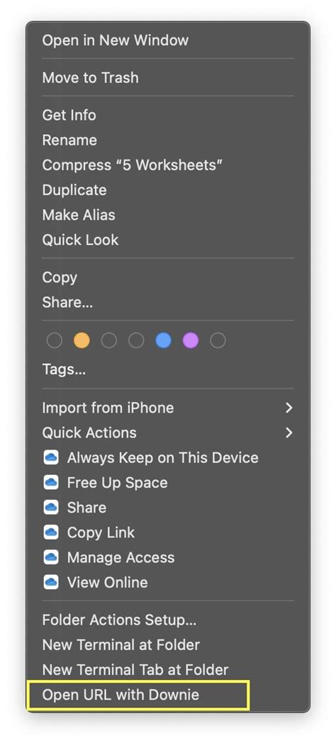 How Can I Remove Unnecessary Items From The Context Menu Rmacos