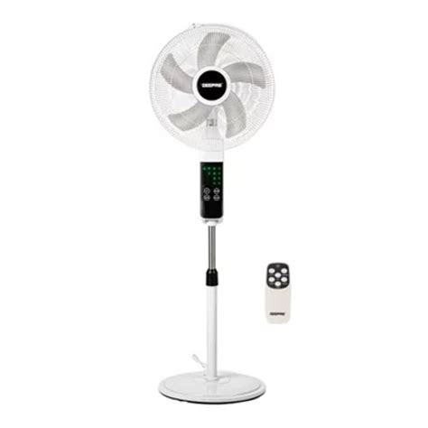 Geepas 16 Inch 5 Blade Pedestal Fan 45w Powerful Free Standing