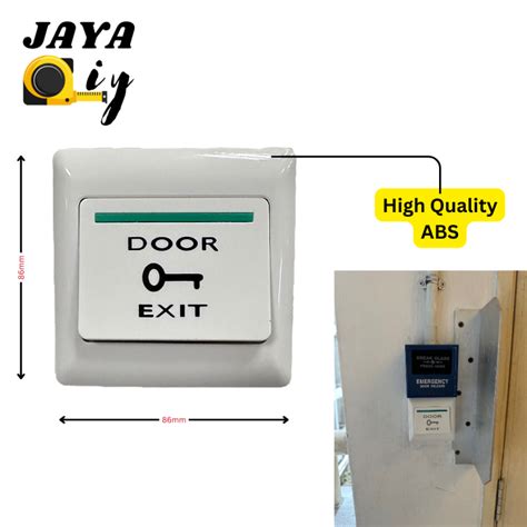 Door Access Exit Button Switch Push Butto Exit Release Switch Autogate System Lazada
