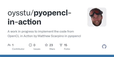 Github Oysstupyopencl In Action A Work In Progress To Implement The