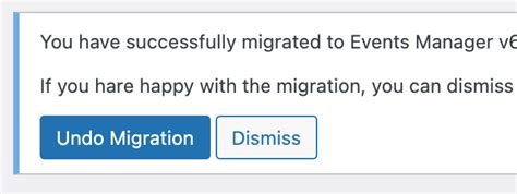Migrating To Version 6x Events Manager Documentation