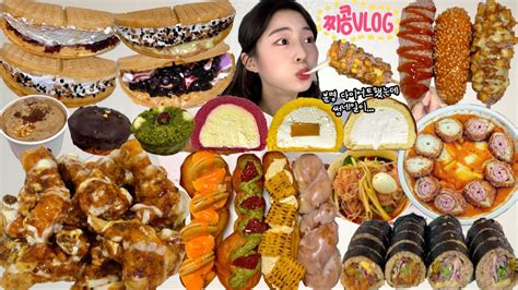 10000kcal챌린지 끝나고 다이어트비법 공개 먹방vlog 슈프림양념치킨 와플대학 명랑핫도그and로제떡볶이 봉땅 크림꽈배기 코코로카라 다이어트김밥 다이어트 운동