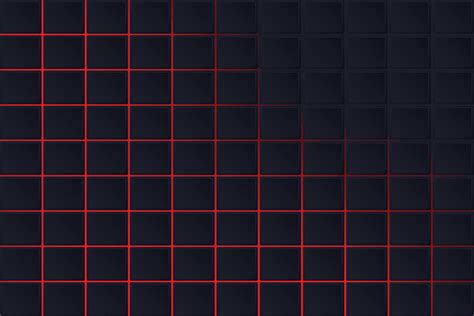 Abstract Geometric Squares On Black Background With Red Gradient Backlight 8555135 Vector Art At