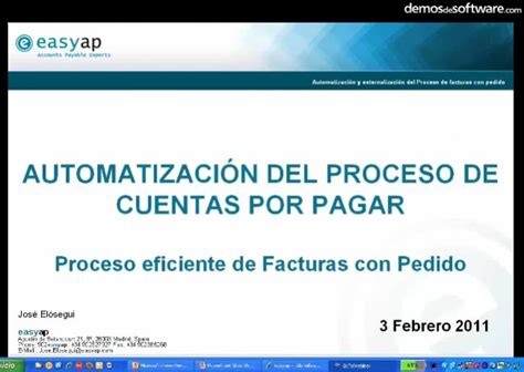 Automatización y externalización del proceso de facturas con pedido