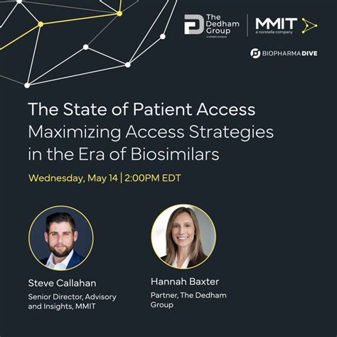 Register Now For The State Of Patient Access Maximizing Access Mmit Managed Markets