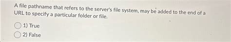 solved a file pathname that refers to the server s file