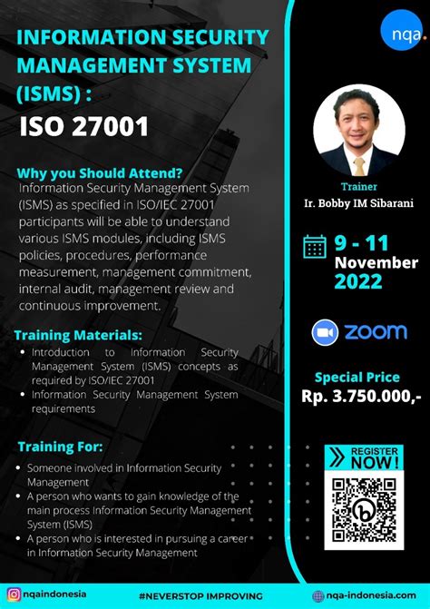 Information Security Management System Isms Isoiec 27001 Nqa