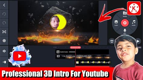 How To Kinemaster Making D Intro For Youtube Kinemaster Se Intro Kaise Banaye Intro