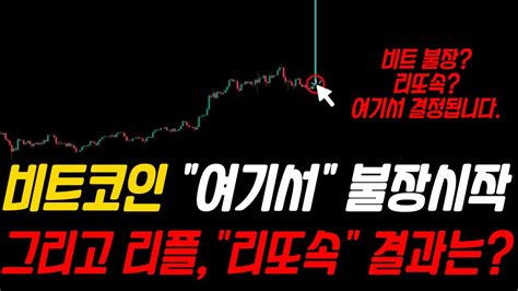비트코인 여기서 불장시작 그리고 리플 리또속 또 당하실건가요 Youtube