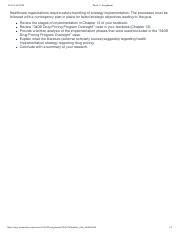 Week 4 Assignment Pdf 1 19 24 6 01 PM Week 4 Assignment Healthcare Organizations Require