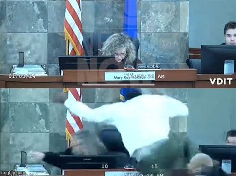 Guy Jumping At Judge Blank Template Imgflip