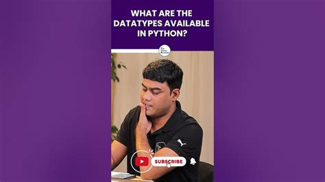 What Are The Datatypes Available In Python Thekiranacademy Shorts