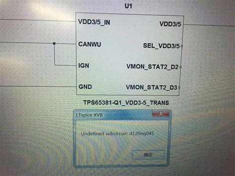 Tinaspicetps65381a Q1 Undefined Subcircuit Issue Simulation