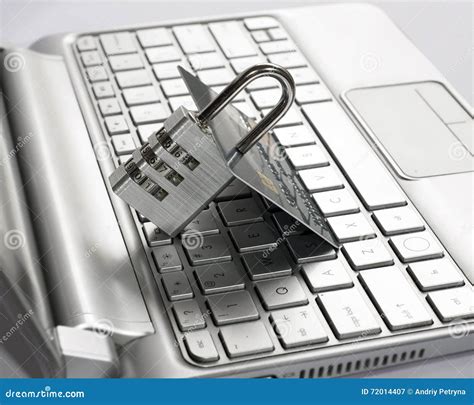 Internet Payments Security Secure Transaction Concept Credit Card Padlock Data Encryption