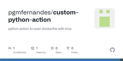 Github Pgmfernandescustom Python Action Python Action To Scan