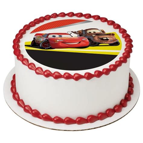 Lightning Mcqueen Cake Template