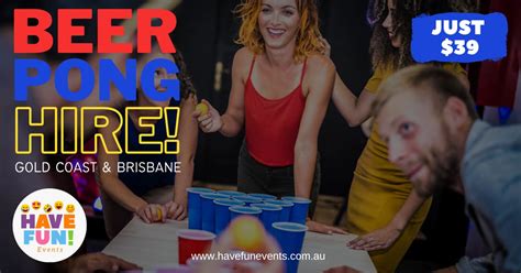 Beer Pong Hire Gold Coast And Brisbane Add Awesome Fun