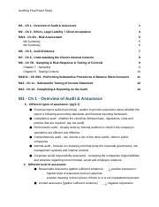 Comprehensive Guide To Auditing Key Concepts And Exam Prep Course Hero