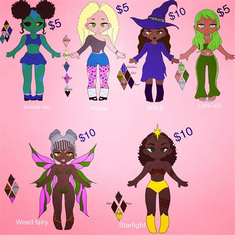 Oc Adoptables By Qnbart On Deviantart