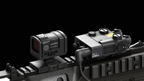 3d Model Aimpoint Acro P2 Advanced Compact Reflex Optic Vr Ar Low