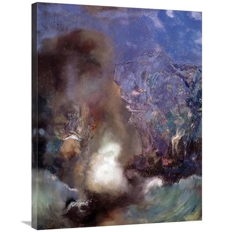 36 In Roger And Angelica Art Print Odilon Redon