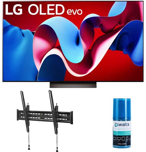 Lg Oled C Pua Inch Evo C Series Oled Smart Tv With A Walts Tv Large Extra Large Tilt Mount