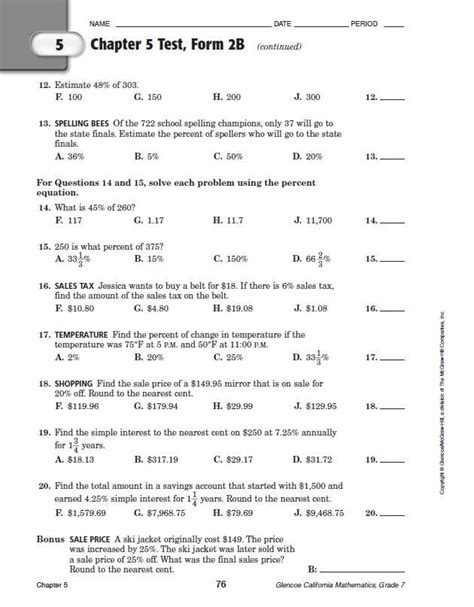 Unlock The Secrets To Ace Your Geometry Chapter Test Complete Answers Revealed