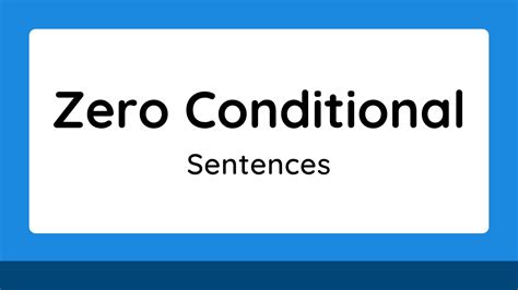 Zero Conditional Sentences 6th Grade Professional Development Quiz