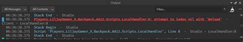 weapon configuration problem attempt to index nil with