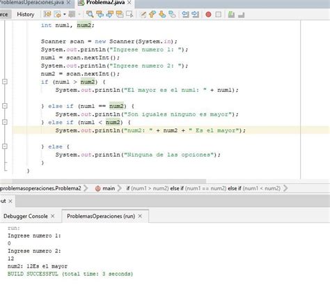 2 Declara 2 Variables Numéricas Con El Valor Que Desees He Indica Cual Es Mayor De Los Dos