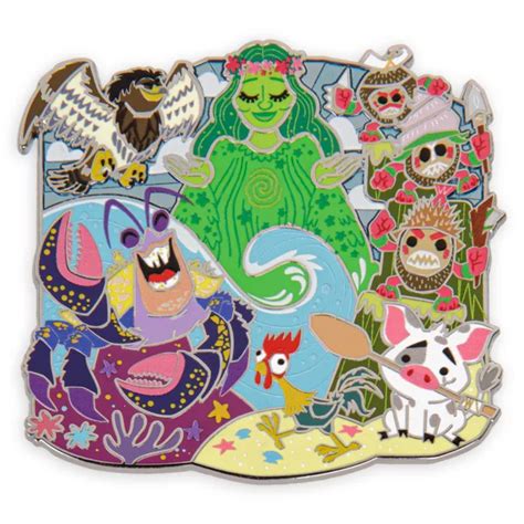 Disney Store Moana Supporting Cast Pin Disney Store