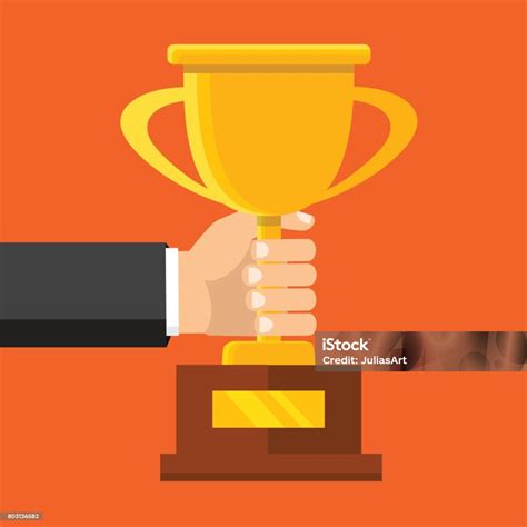 챔피언 트로피 플랫 아이콘입니다 골든 우승자 컵입니다 대회와 리더십 그림 고립 첫번째 장소 우승자 개념입니다 벡터 Championship에 대한 스톡 벡터 아트 및 기타