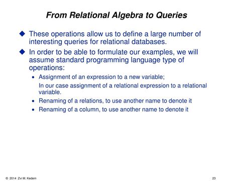 ppt unit 4 relational algebra using sql dml syntax data
