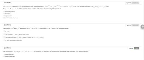 Solved Let Y1 Y2 Yk Be Solutions Of The Homogeneous N Chegg Com