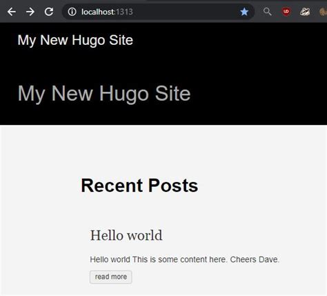 Hugo Static Site Generator On WSL To Netlify Dave Mateers Blog