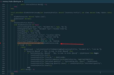 Change Event Or Create New Codeunit Inventory Profile Offsetting Issue