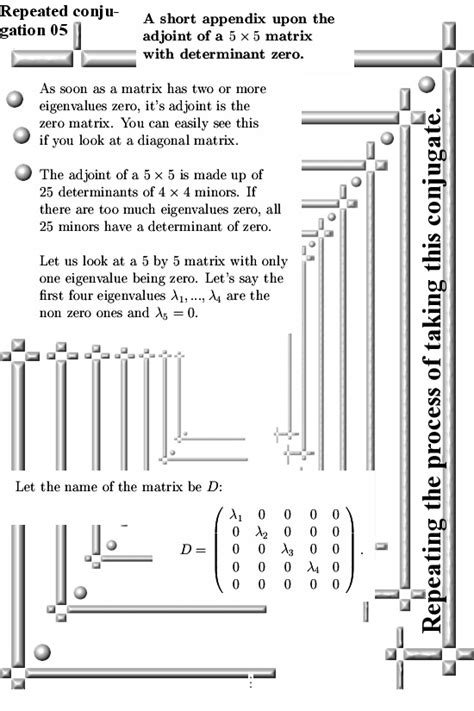 What Is The Repeated Conjugate ‘determinant Style Also Repeated Adjoint Matrix