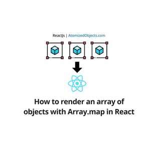 How To Render An Array Of Objects With Array Map In React Atomized