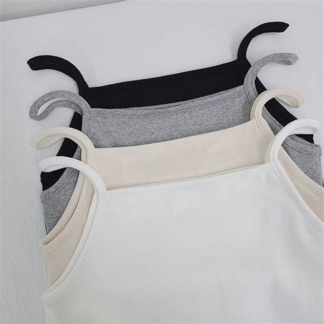 룸제이 🔥기모🔥고퀄도톰노크롭딱붙스판겨울이너기본템 리노 슬림핏 레이어드 탑 끈 스퀘어넥 홀터넥 기모 나시티