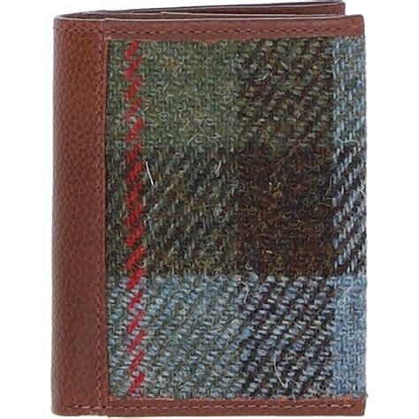 Versatile Ashwood Leather X Harris Tweed Rfid Secure Wallet Tan Mcload Tw 17 02 Tm
