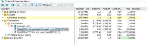 Solved Material Transfer Posting In Material Ledger Sap Community