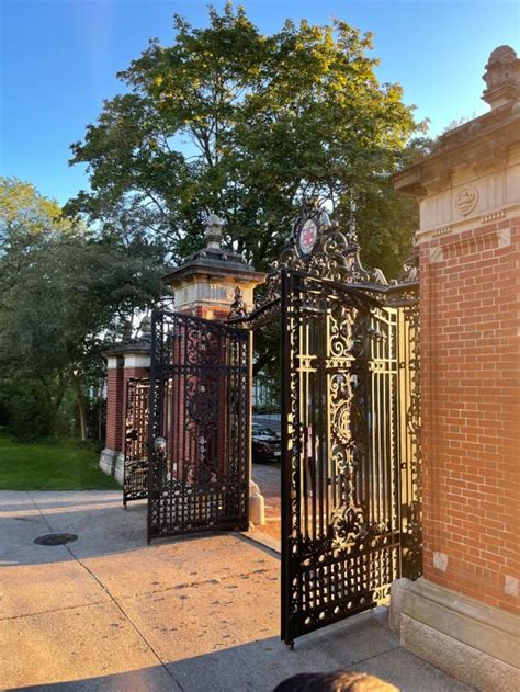 Van Wickle Gates At Sunset Brown University In 2024 Brown University Dream College College